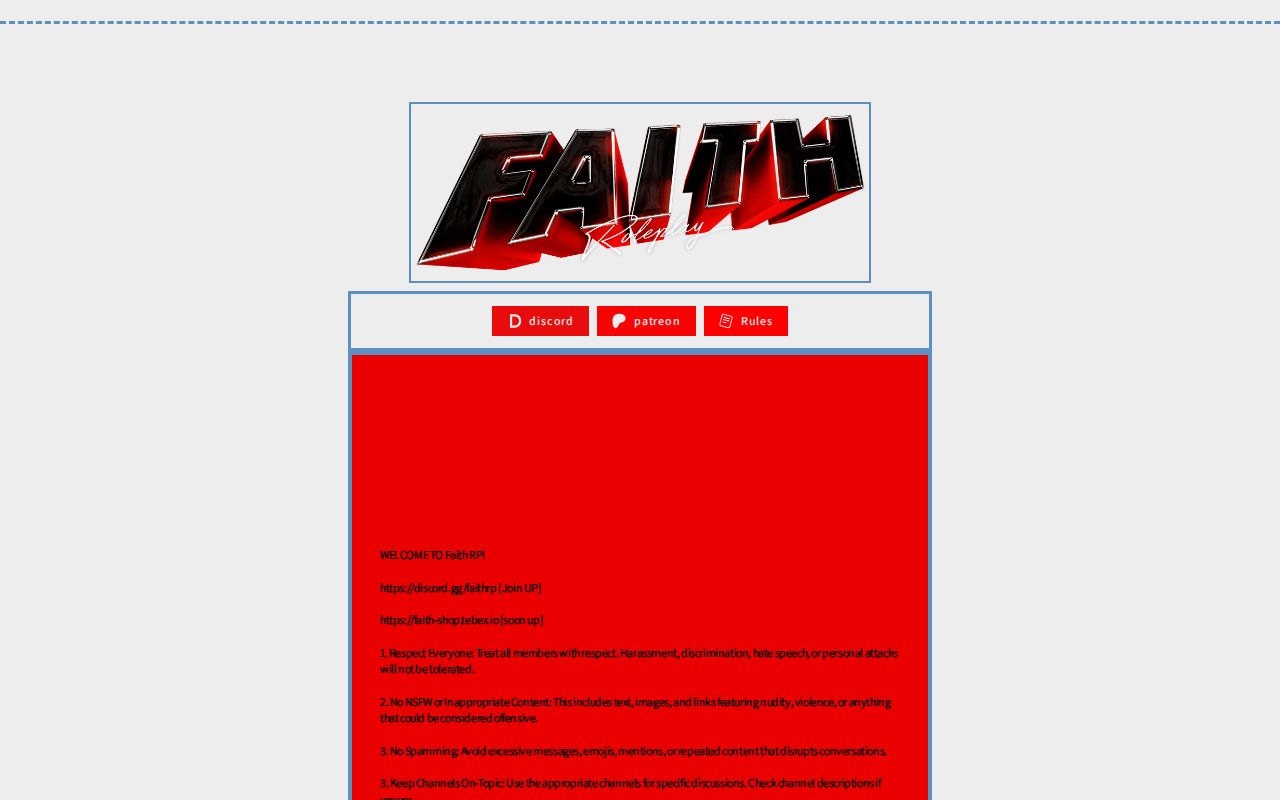 Faith RP